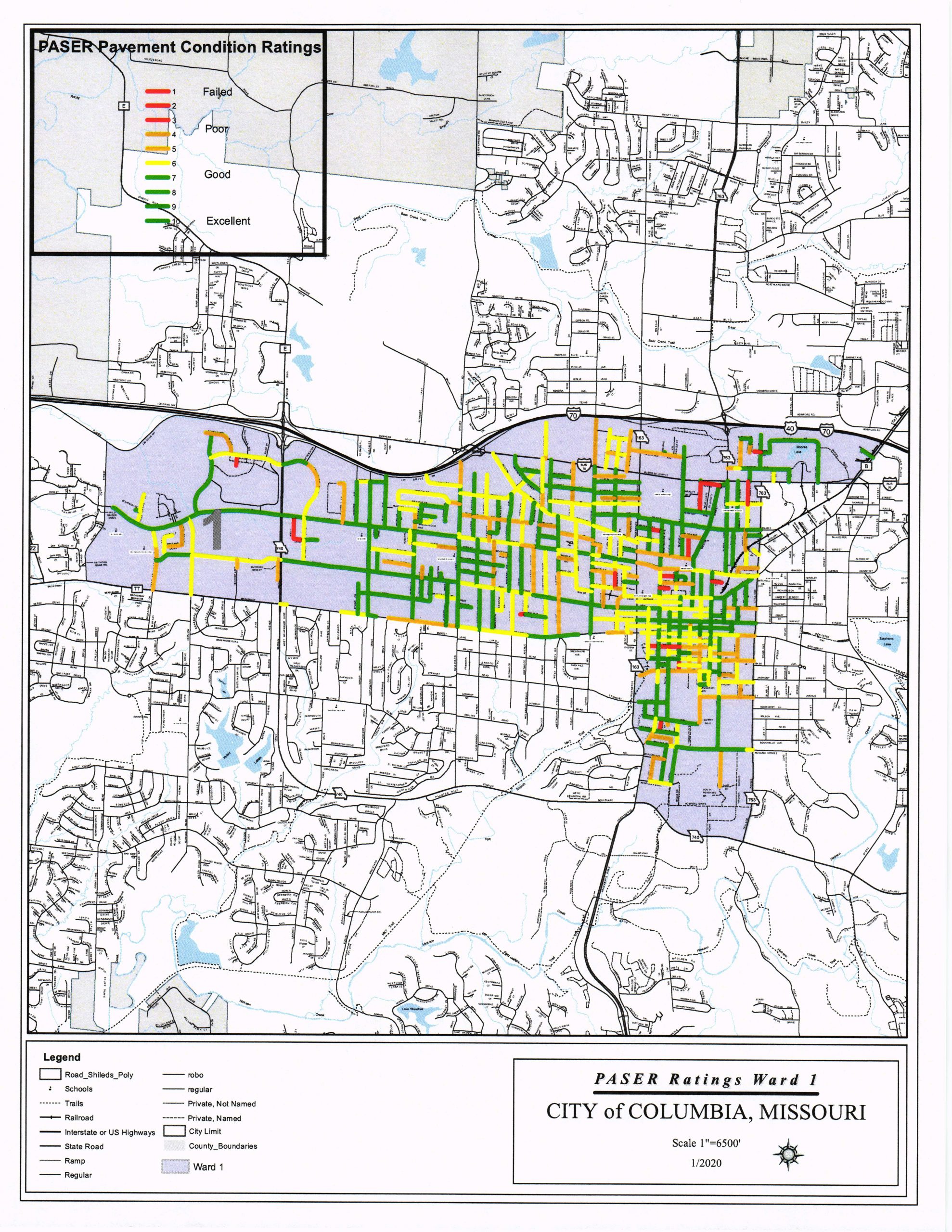 Pavement Management - Web Page - City of Columbia Missouri