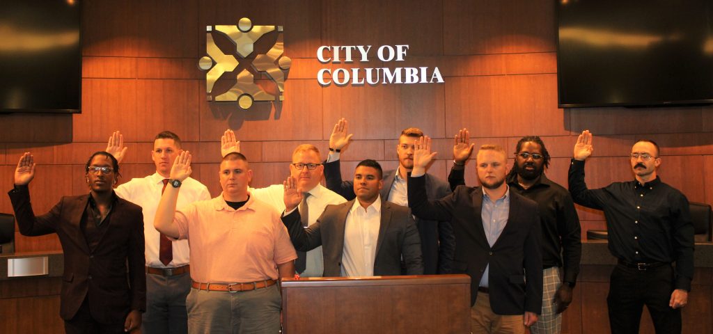 Columbia Police welcome nine new police academy graduates - City of ...
